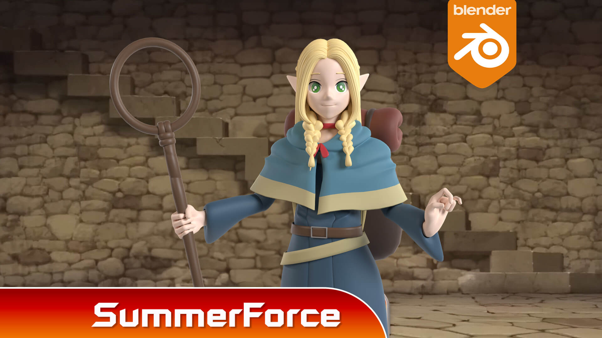 Marcille Donato - Delicious in Dungeon 3D Model by Summerforce