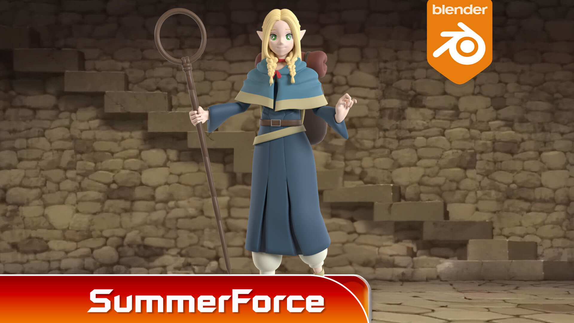 Marcille Donato - Delicious in Dungeon 3D Model by Summerforce