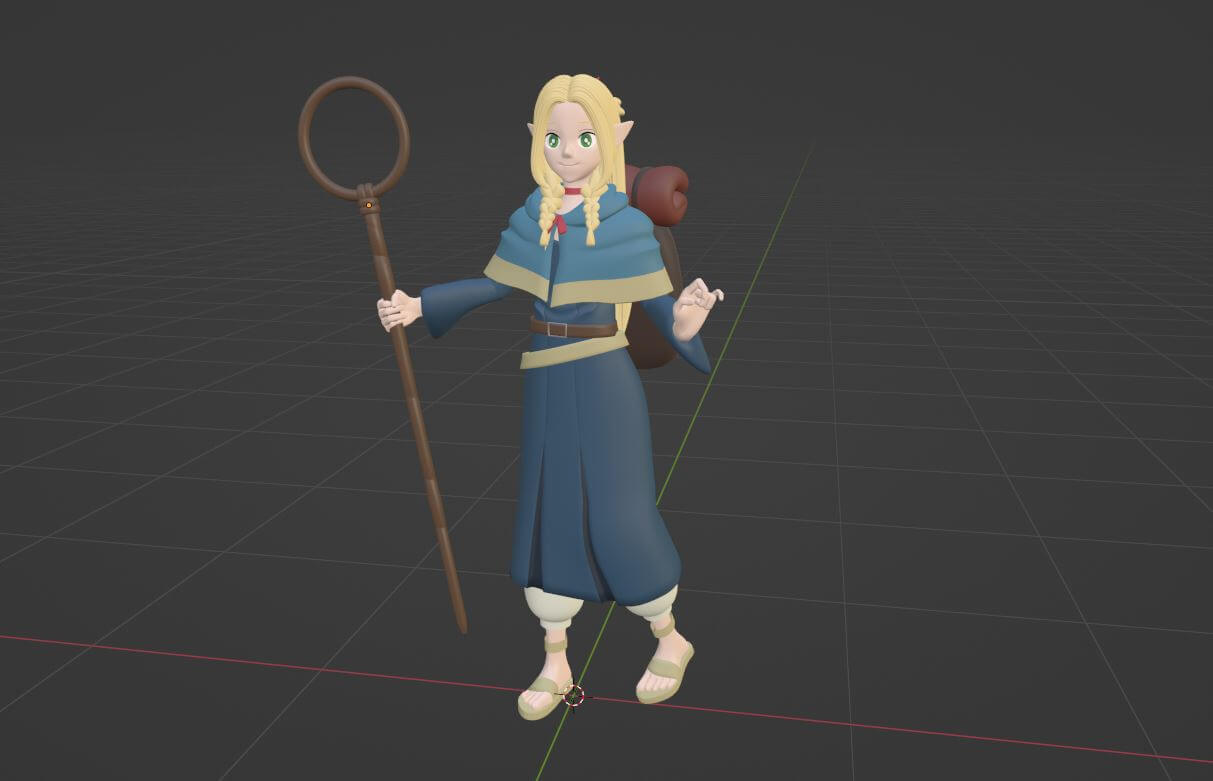 Marcille Donato - Delicious in Dungeon 3D Model by Summerforce