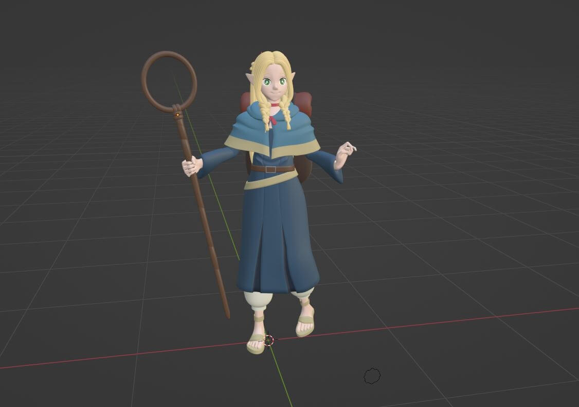 Marcille Donato - Delicious in Dungeon 3D Model by Summerforce