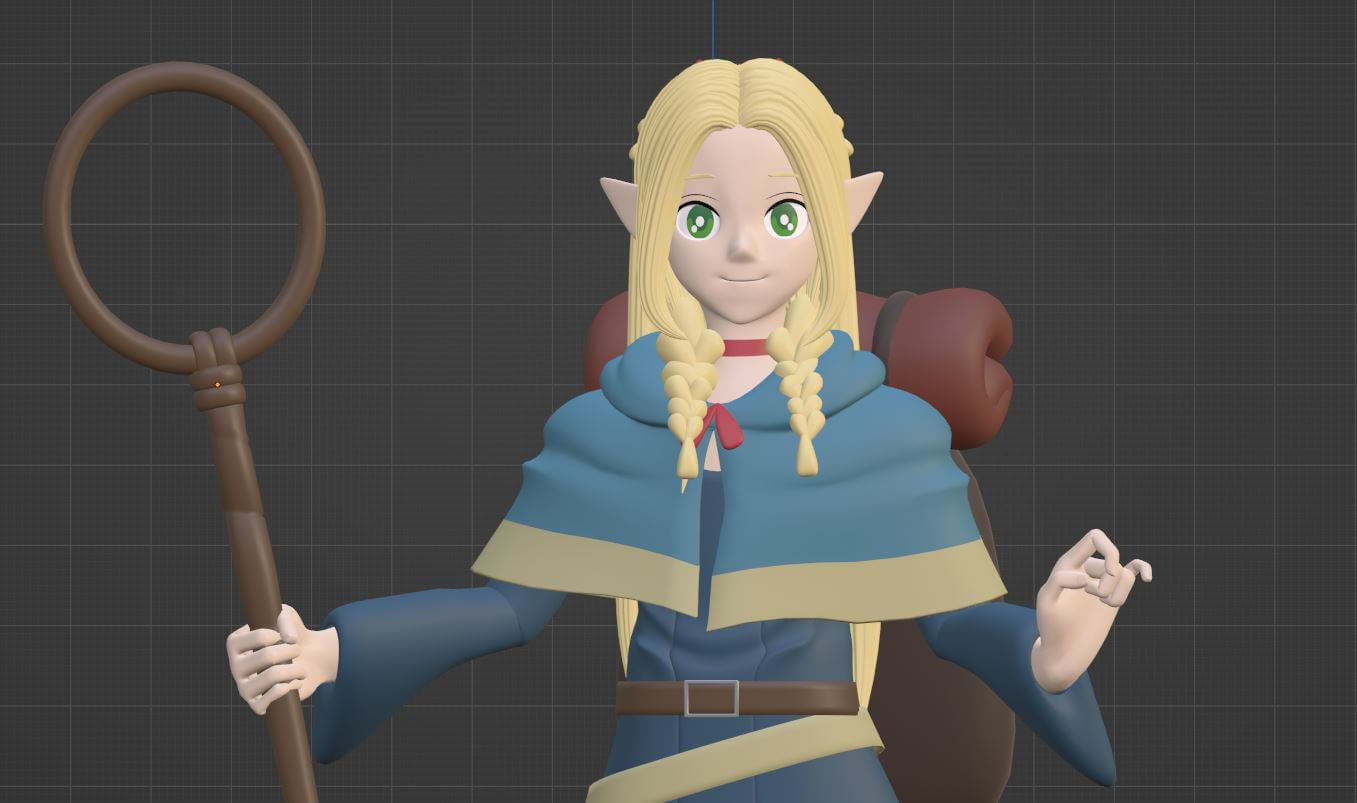 Marcille Donato - Delicious in Dungeon 3D Model by Summerforce