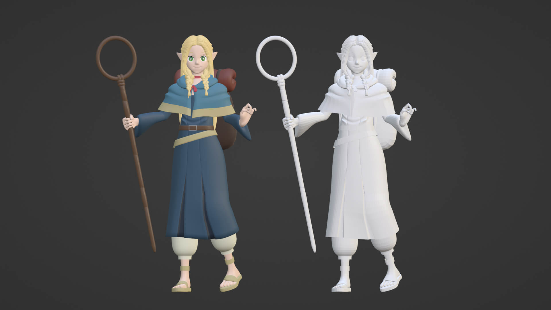 Marcille Donato - Delicious in Dungeon 3D Model by Summerforce