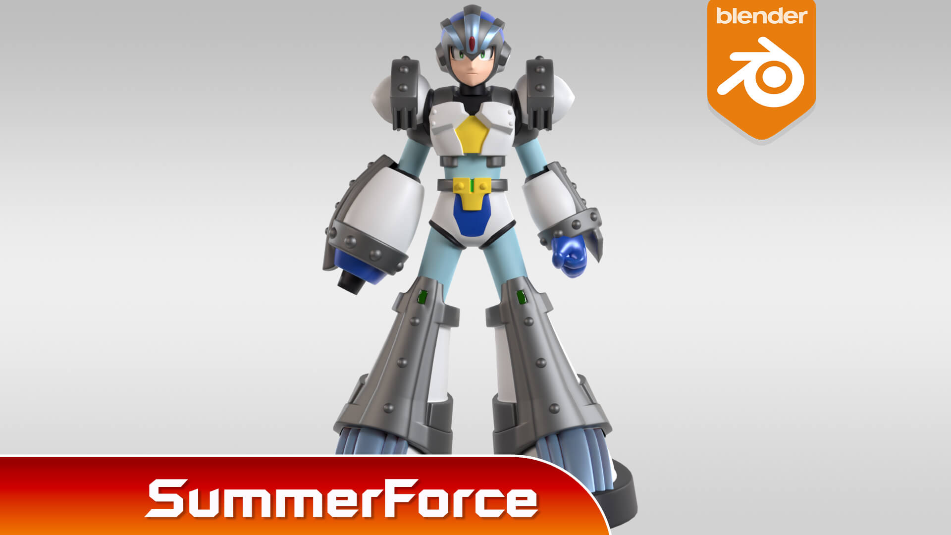 Mega Man Gaia Armor - Mega Man X5 3D Model by Summerforce