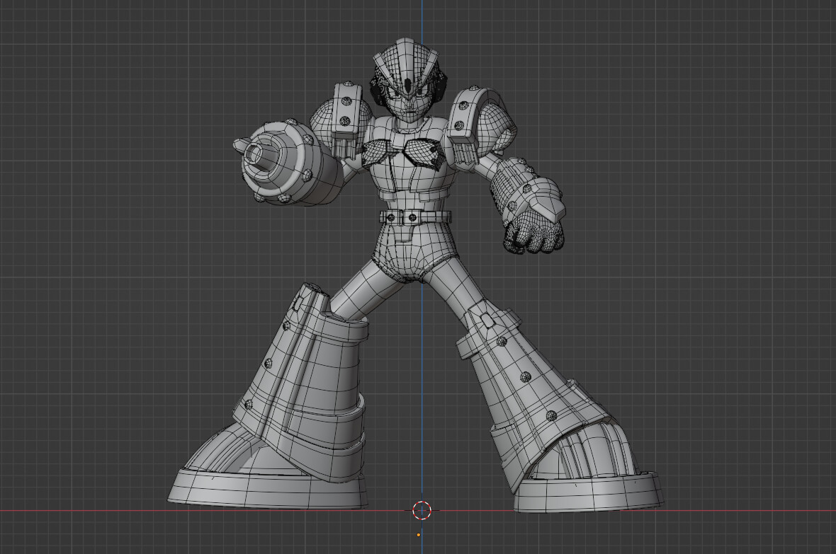 Mega Man Gaia Armor - Mega Man X5 3D Model by Summerforce