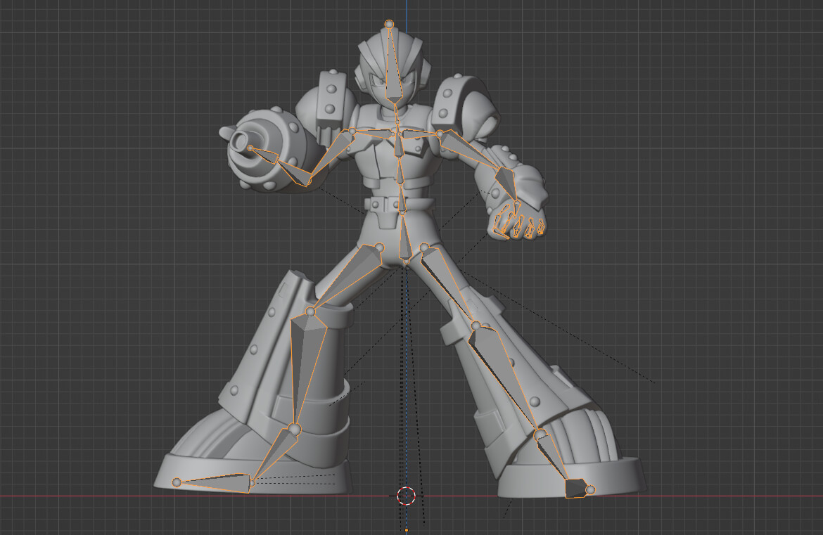 Mega Man Gaia Armor - Mega Man X5 3D Model by Summerforce