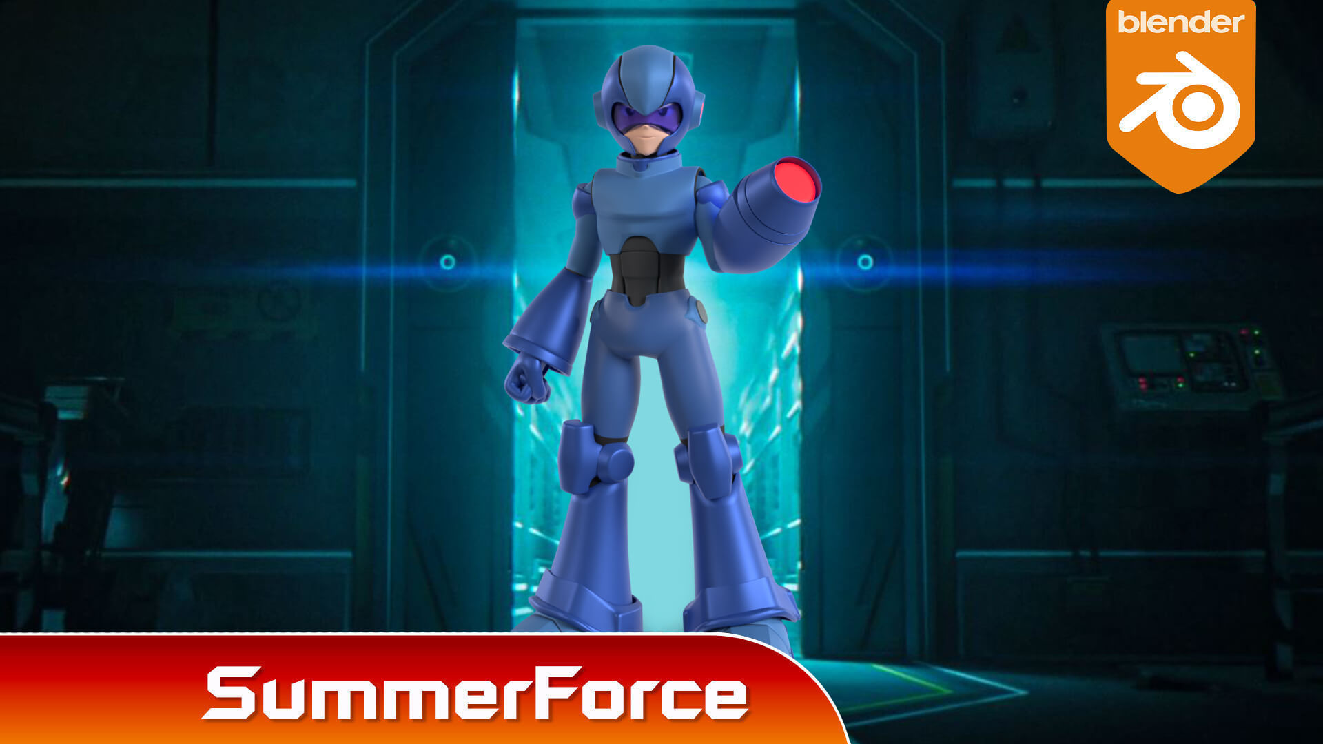 Mega Man - Secret Level 3D Model by Summerforce