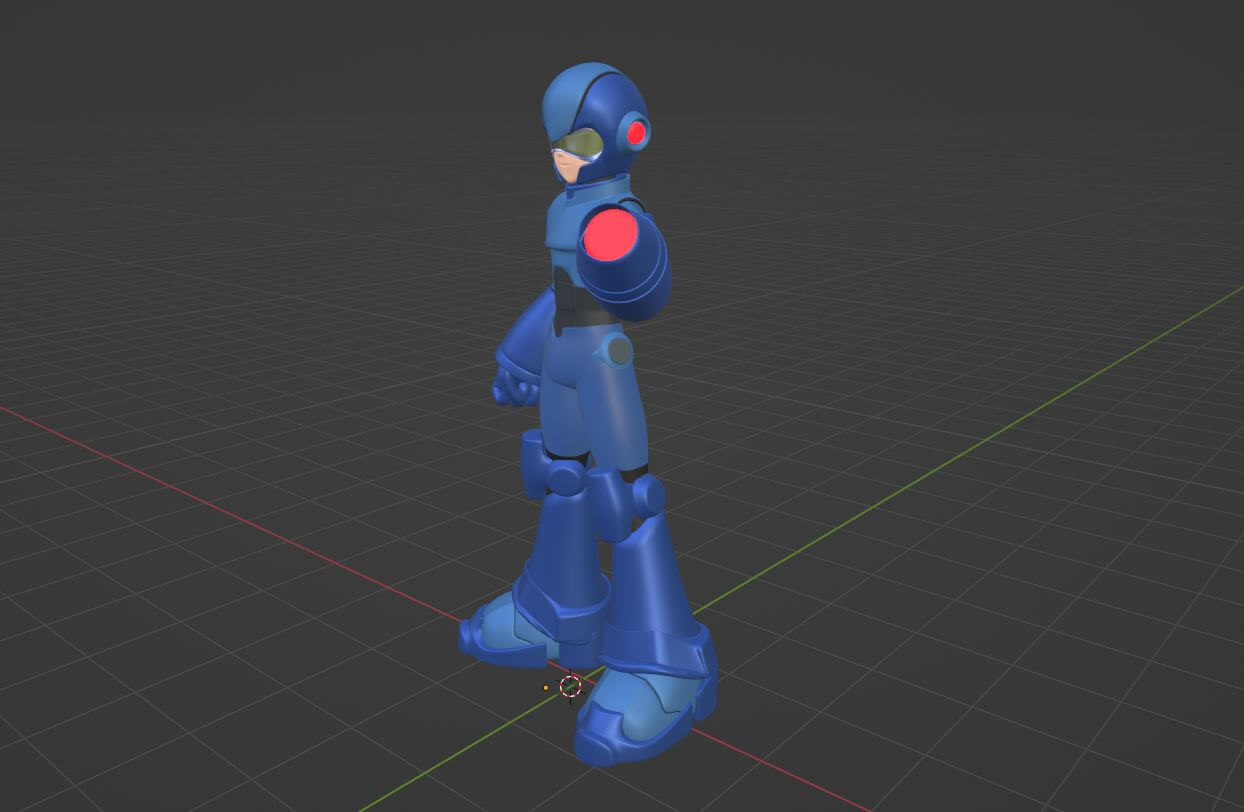 Mega Man - Secret Level 3D Model by Summerforce