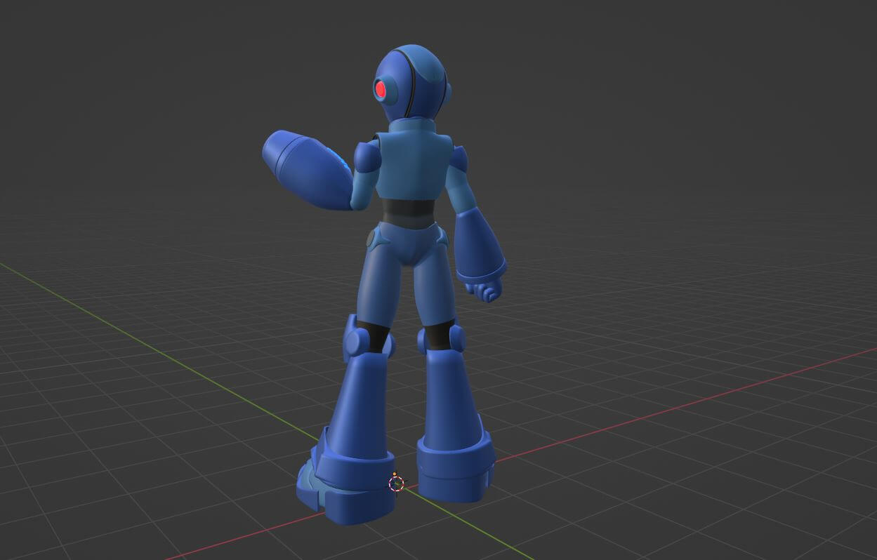 Mega Man - Secret Level 3D Model by Summerforce