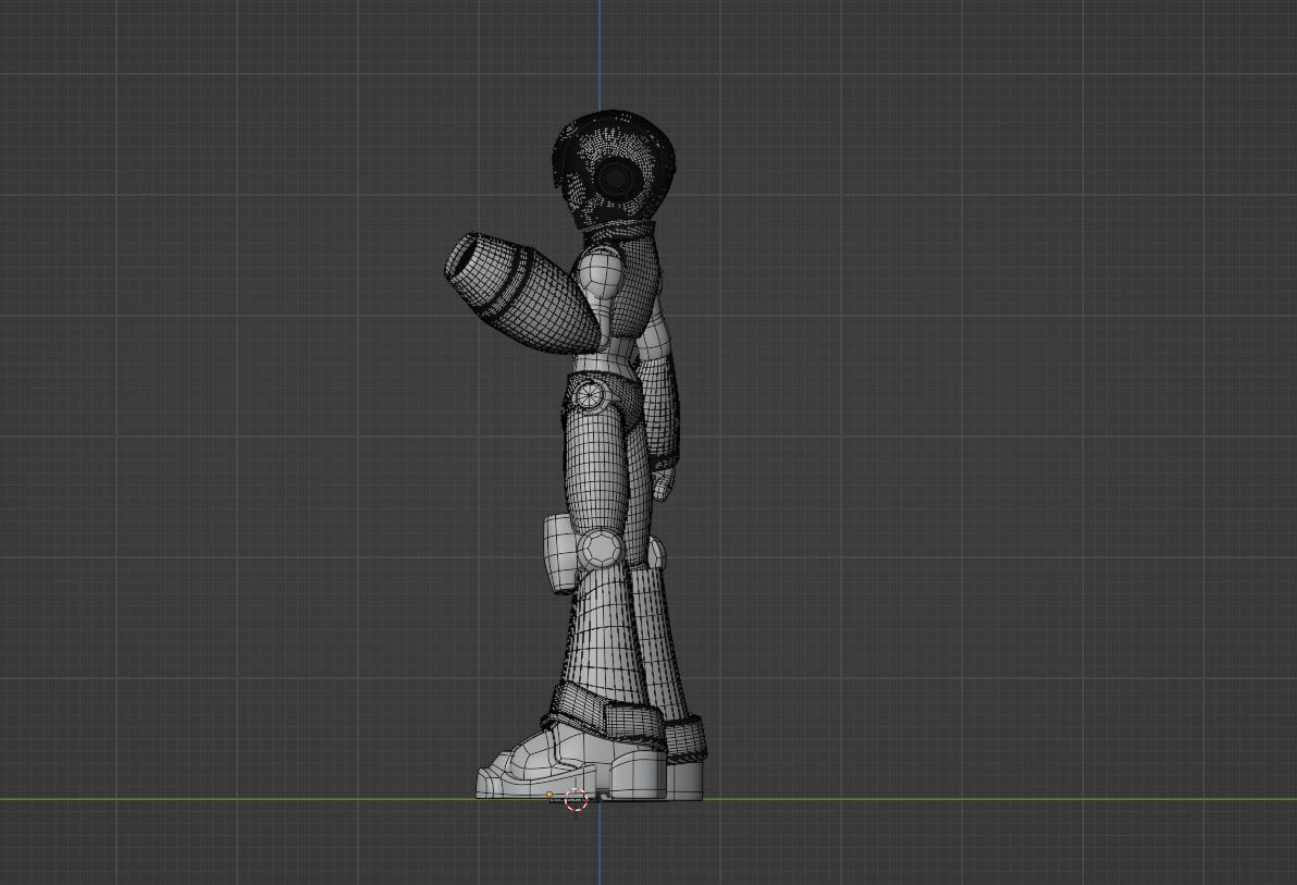Mega Man - Secret Level 3D Model by Summerforce