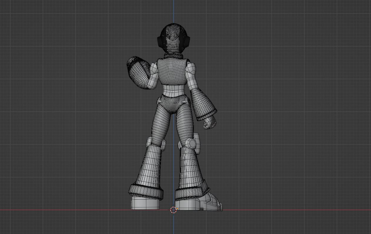 Mega Man - Secret Level 3D Model by Summerforce