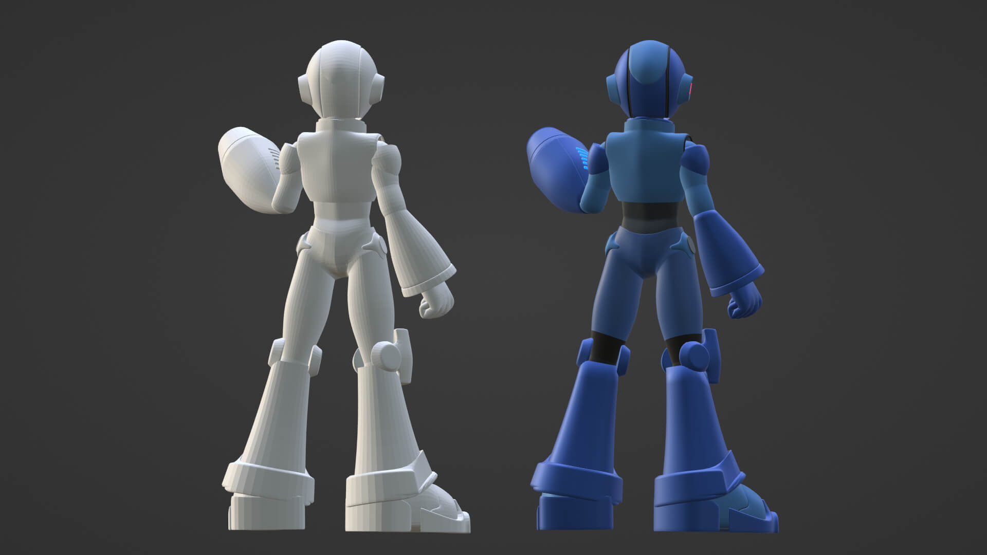 Mega Man - Secret Level 3D Model by Summerforce