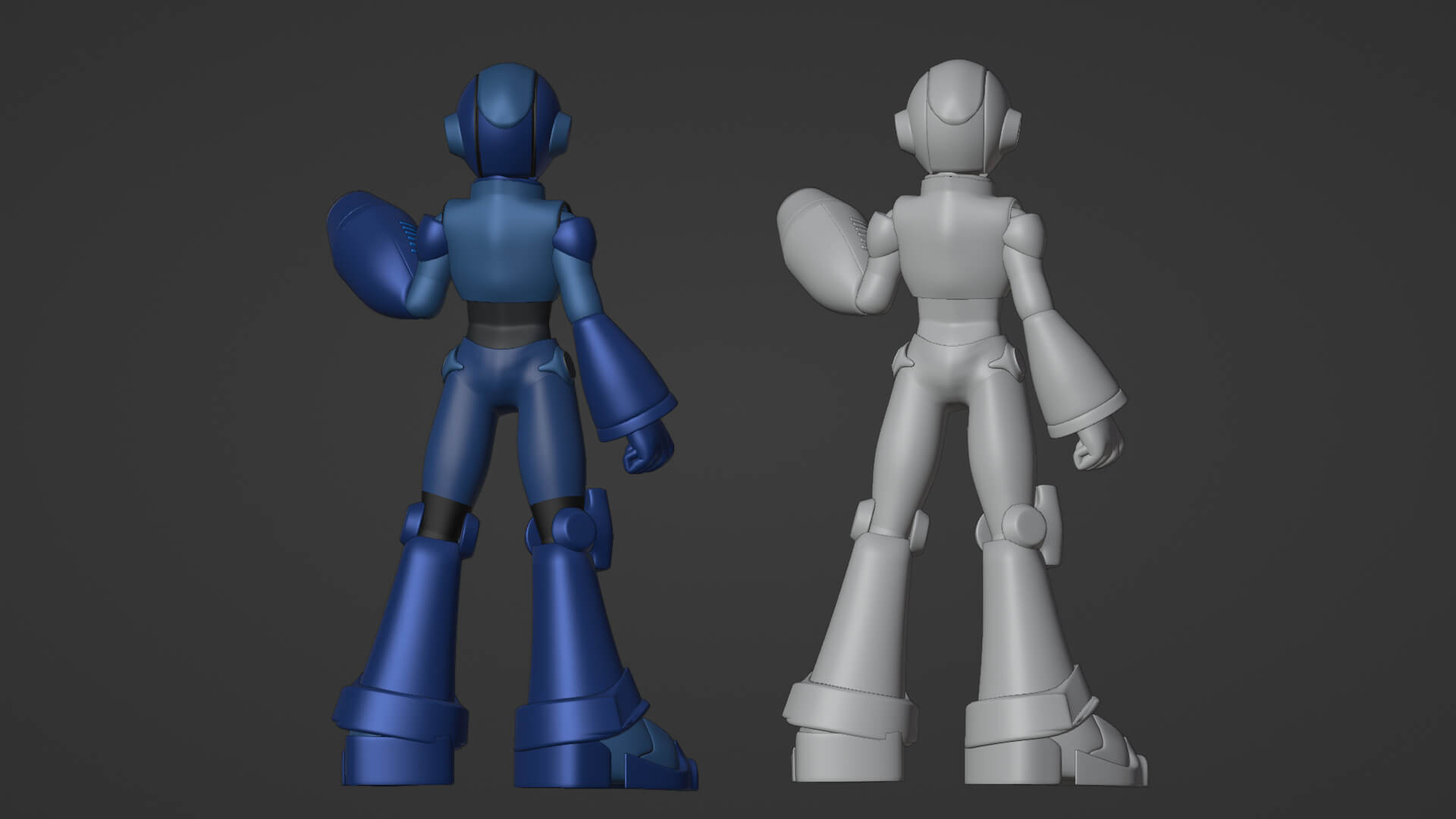 Mega Man - Secret Level 3D Model by Summerforce