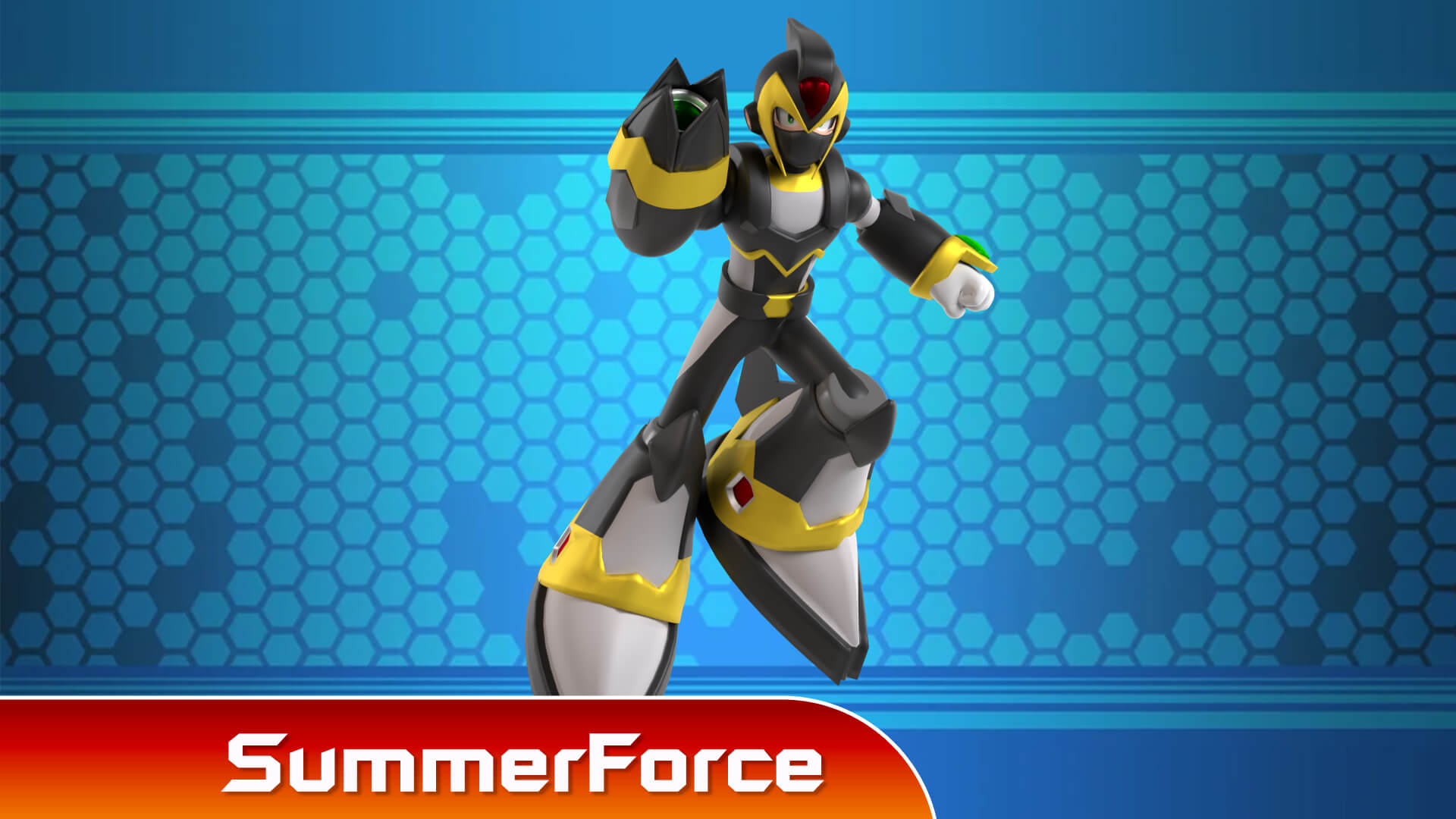 Mega Man Shadow Armor - Mega Man X6 3D Model by Summerforce