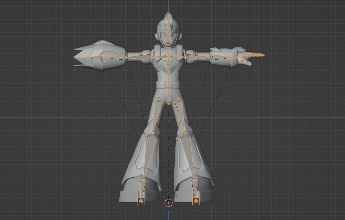 Mega Man Shadow Armor - Mega Man X6 3D Model by Summerforce