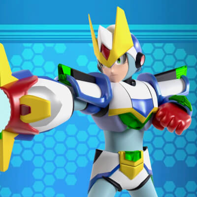 Mega Man Gaia Armor - Mega Man X5 3D Model by Summerforce