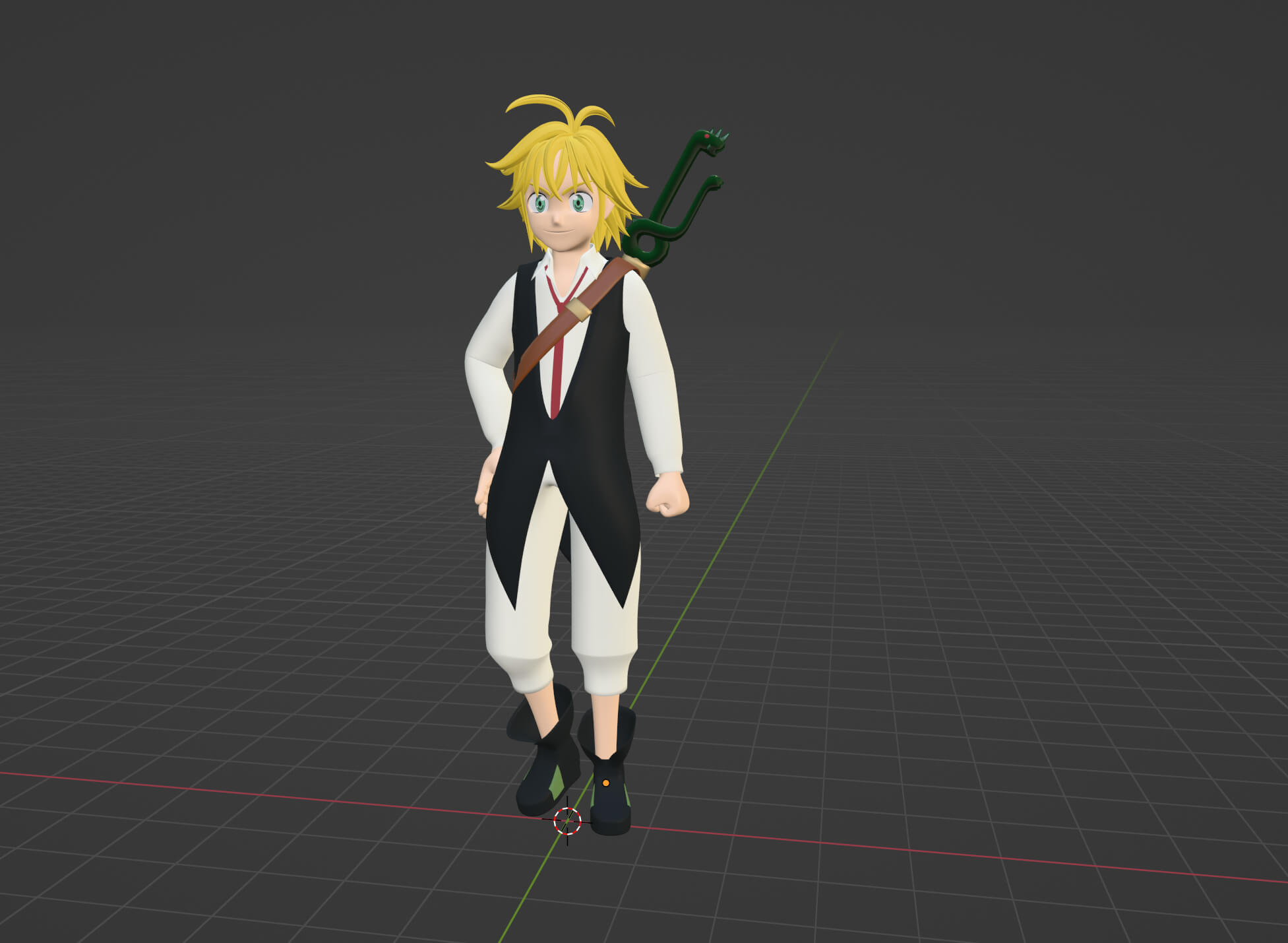Meliodas - Seven Deadly Sins 3D Model by Summerforce
