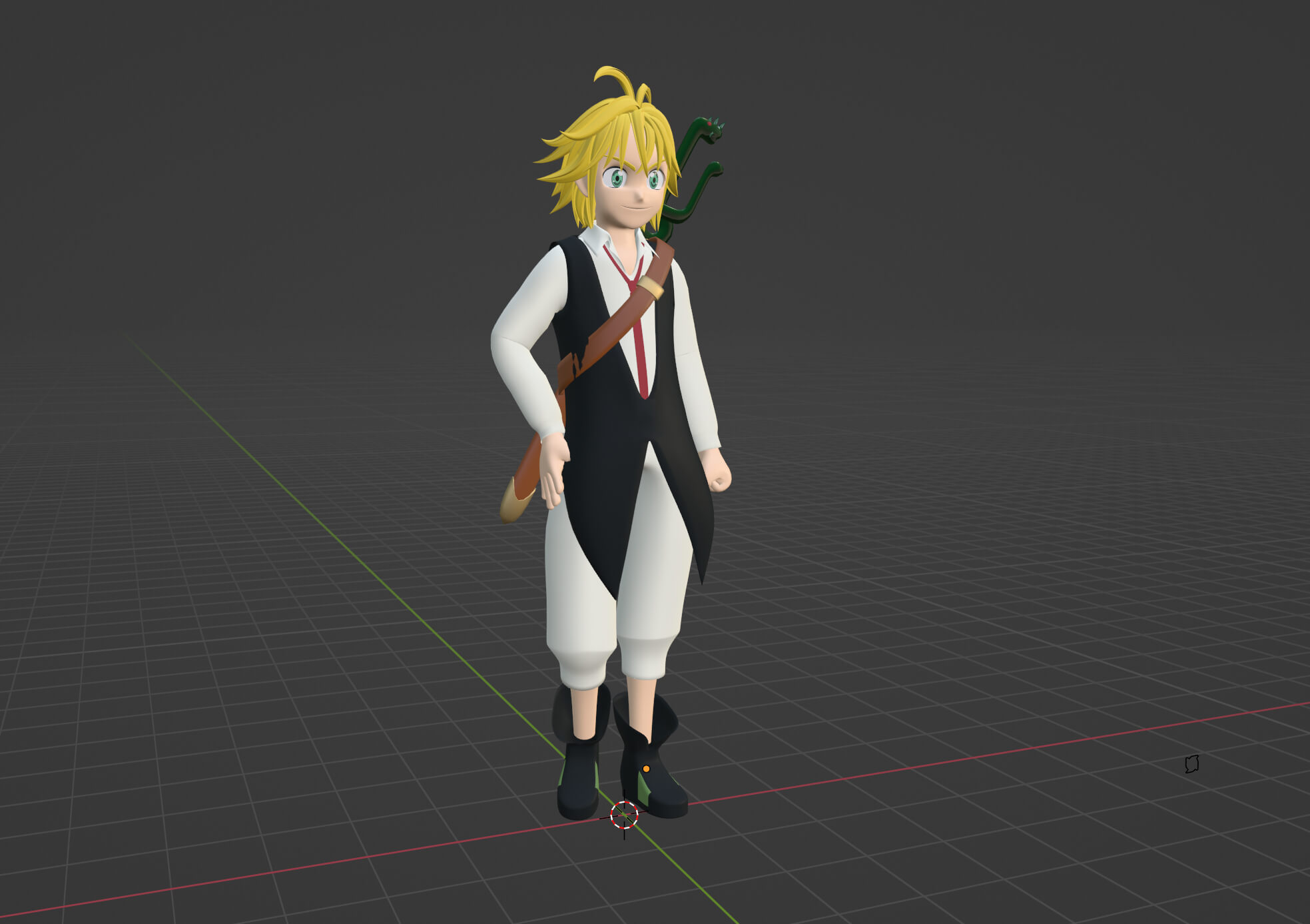 Meliodas - Seven Deadly Sins 3D Model by Summerforce