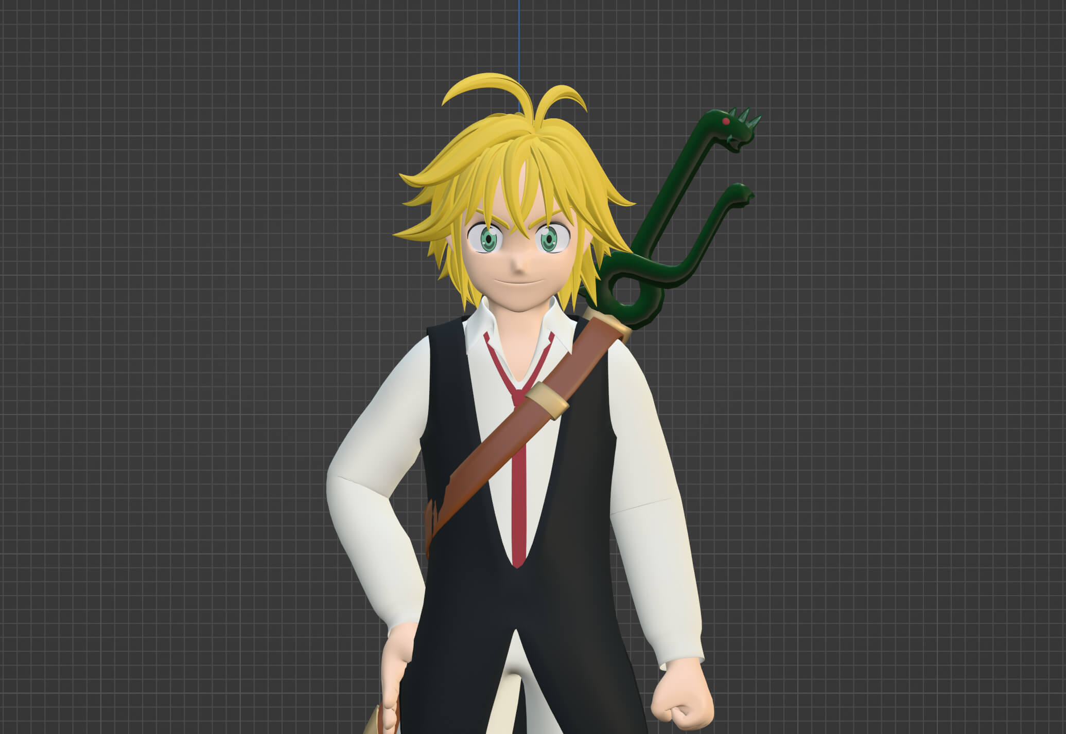 Meliodas - Seven Deadly Sins 3D Model by Summerforce
