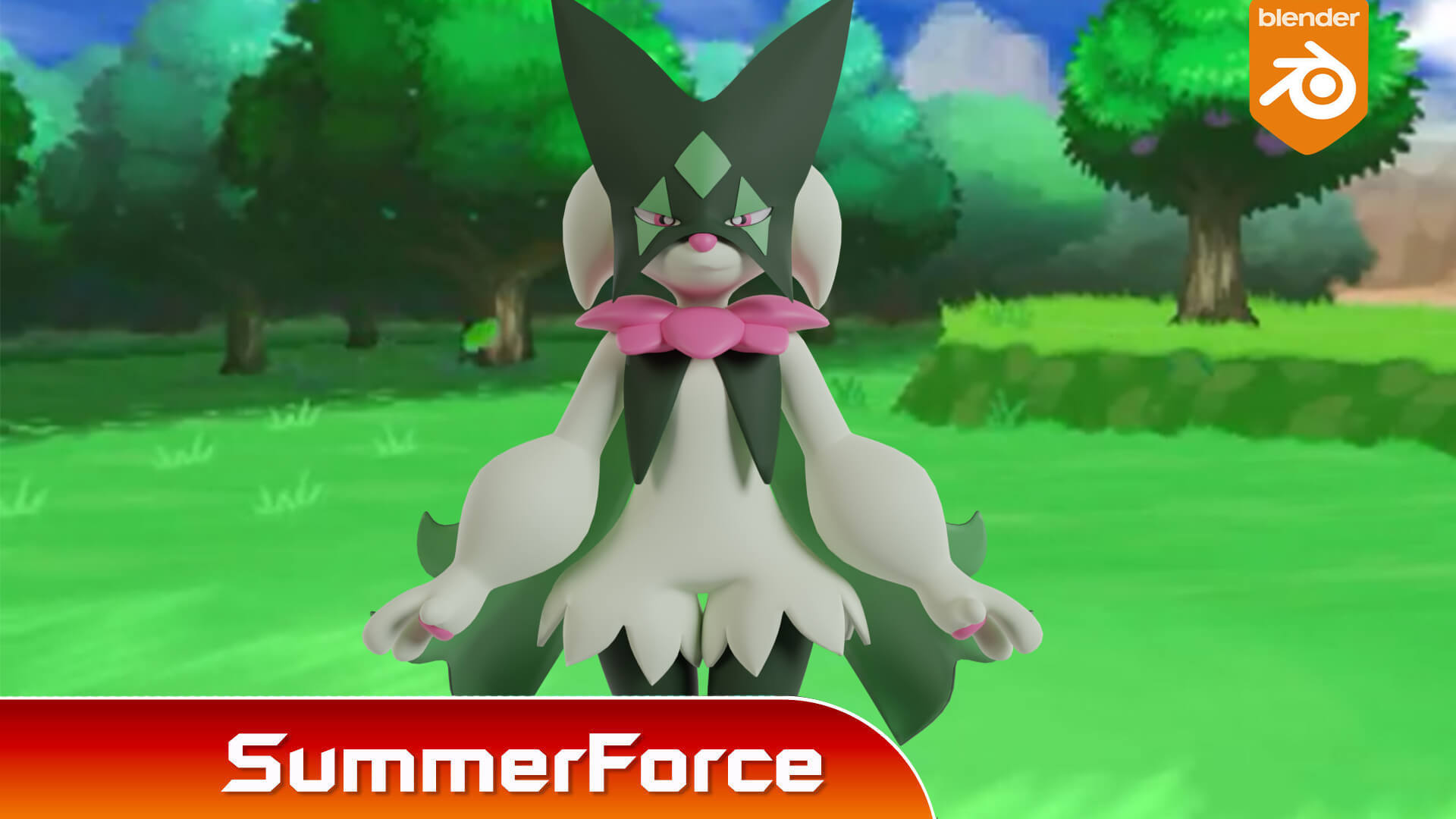 Meowscarada - Pokémon Horizons 3D Model by Summerforce