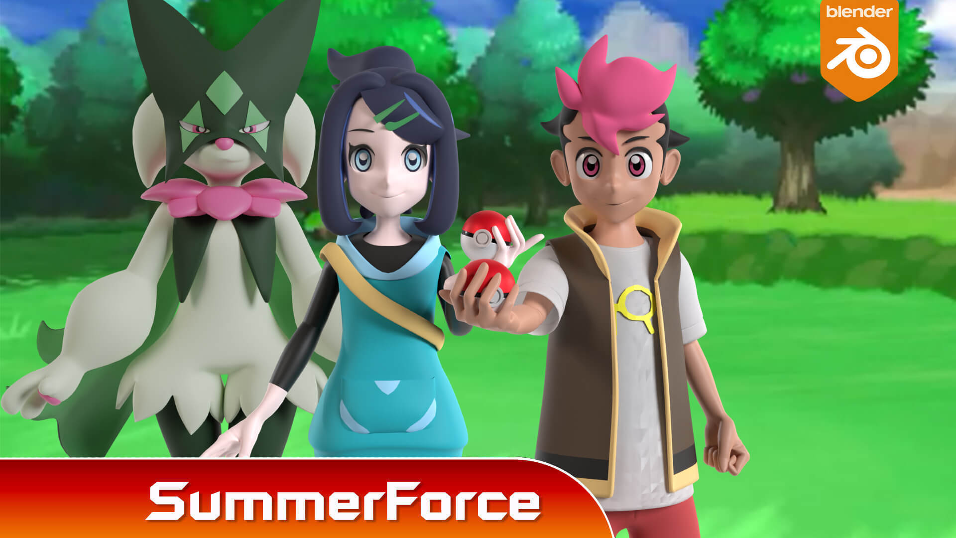 Meowscarada - Pokémon Horizons 3D Model by Summerforce