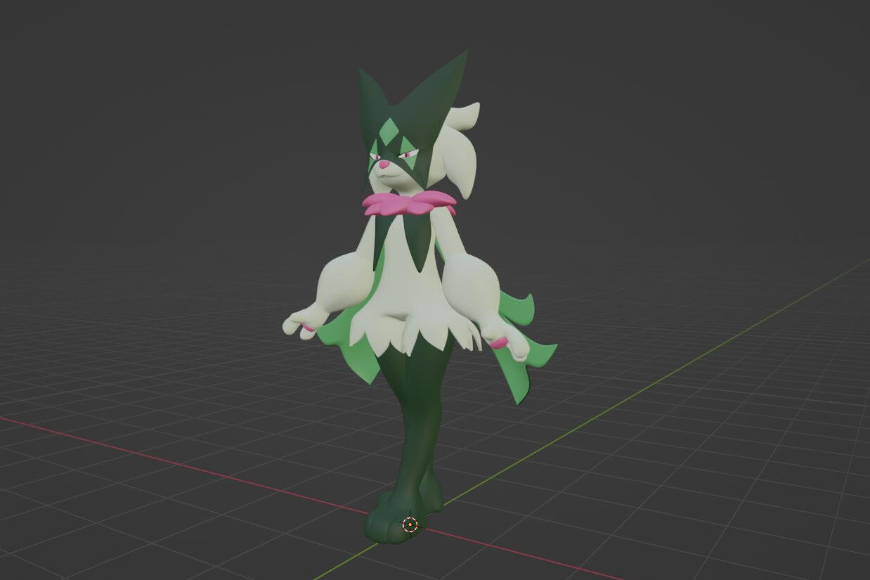 Meowscarada - Pokémon Horizons 3D Model by Summerforce
