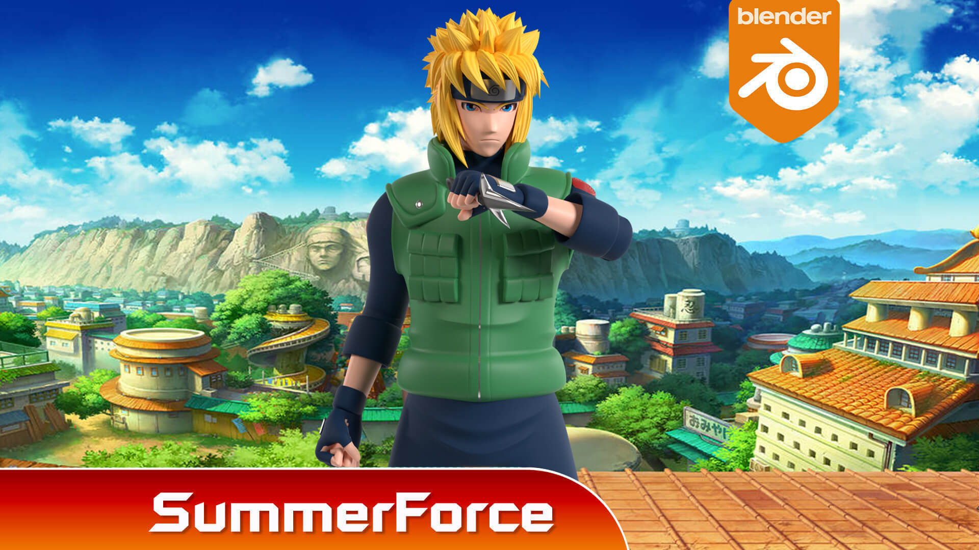 Minato Namikaze - Naruto Shippuden 3D Model by Summerforce