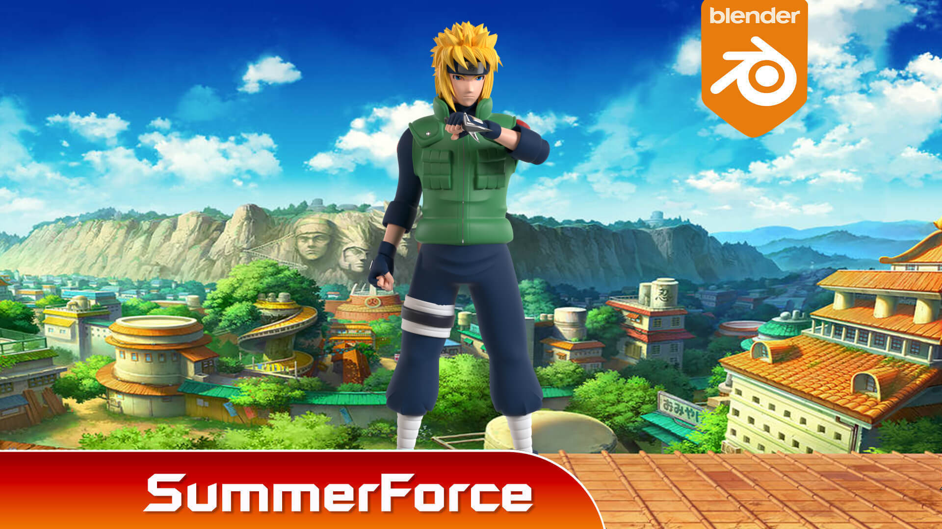 Minato Namikaze - Naruto Shippuden 3D Model by Summerforce