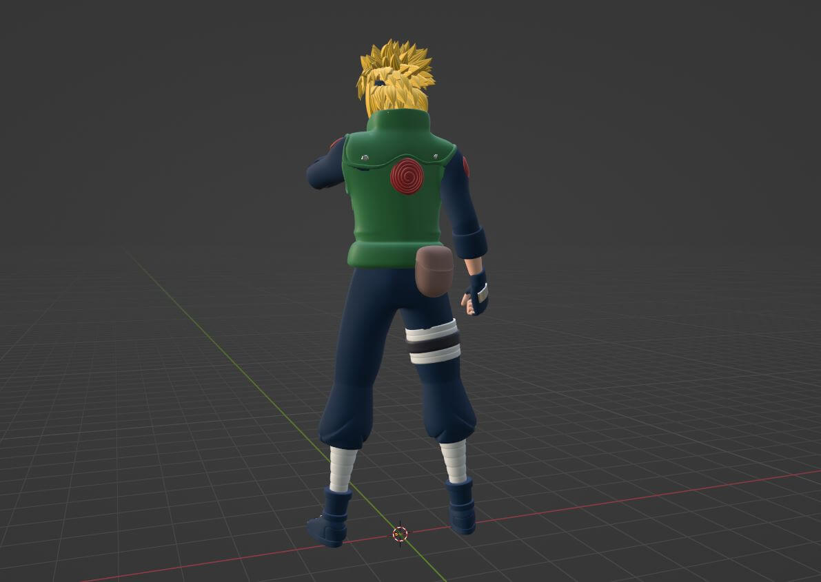 Minato Namikaze - Naruto Shippuden 3D Model by Summerforce