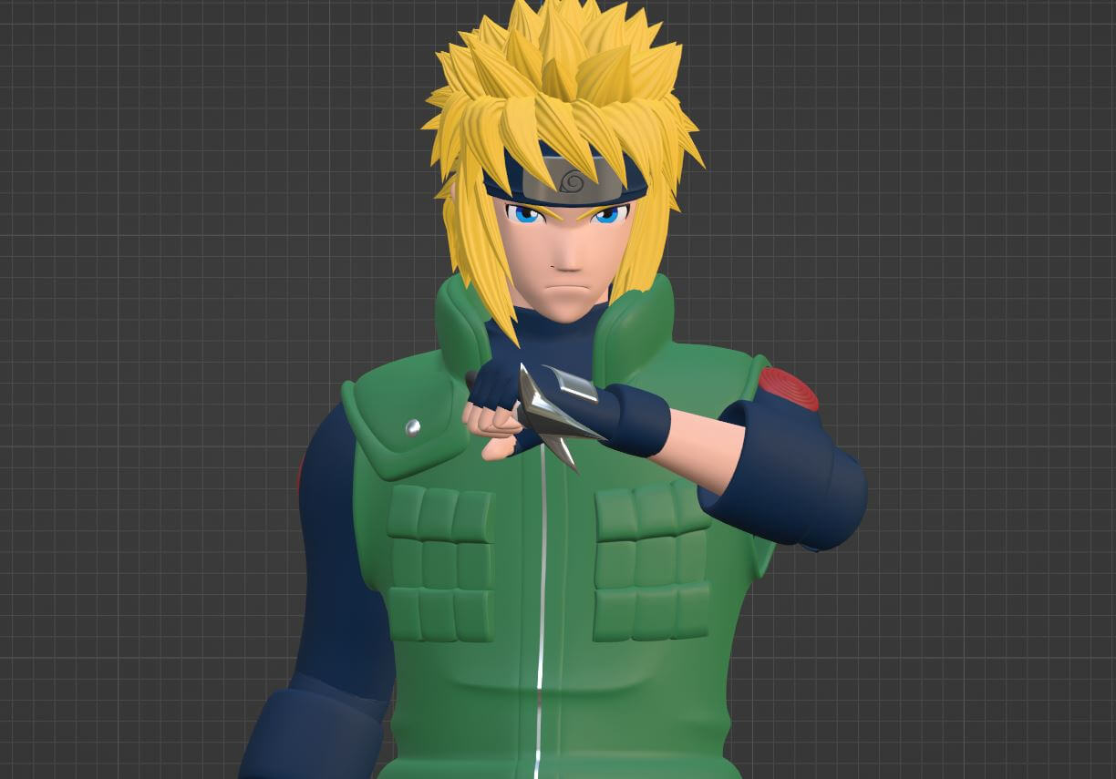 Minato Namikaze - Naruto Shippuden 3D Model by Summerforce