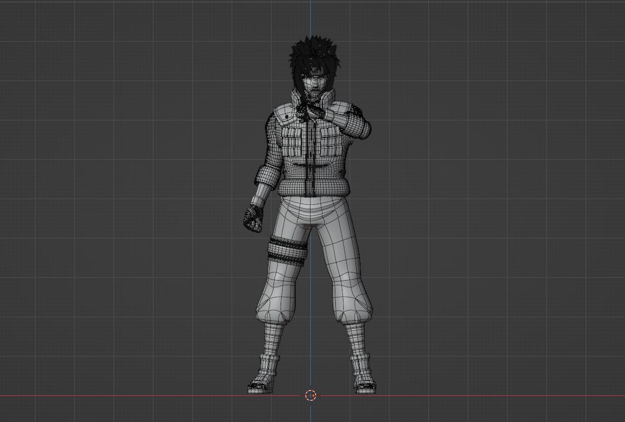 Minato Namikaze - Naruto Shippuden 3D Model by Summerforce