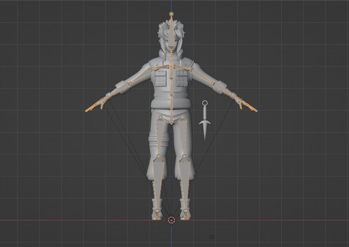 Minato Namikaze - Naruto Shippuden 3D Model by Summerforce