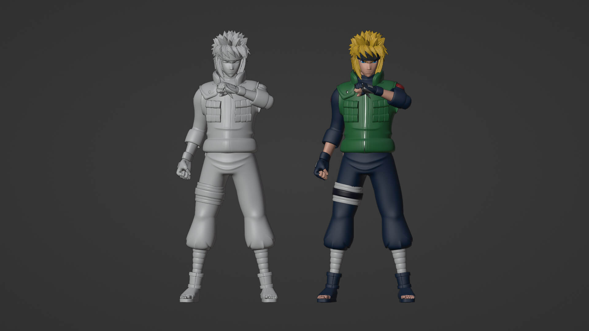 Minato Namikaze - Naruto Shippuden 3D Model by Summerforce