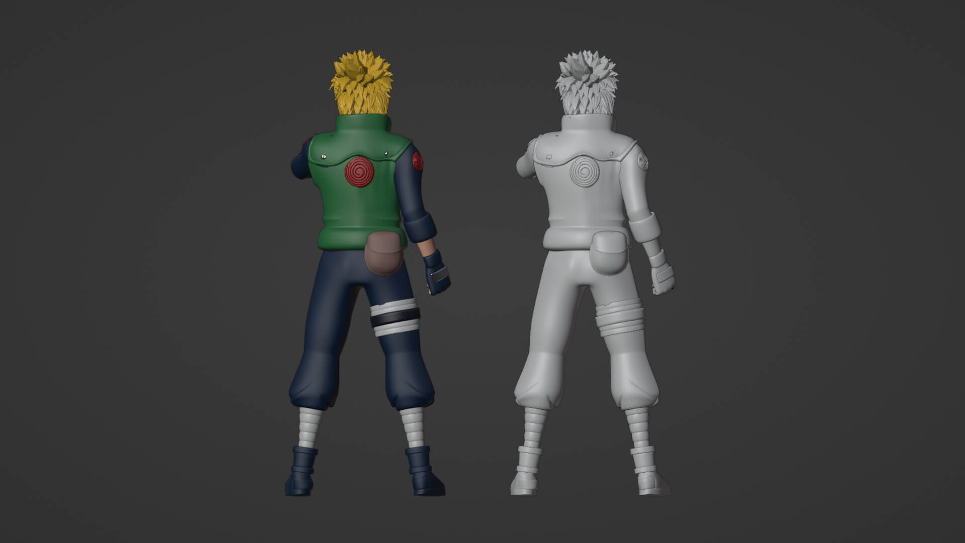 Minato Namikaze - Naruto Shippuden 3D Model by Summerforce