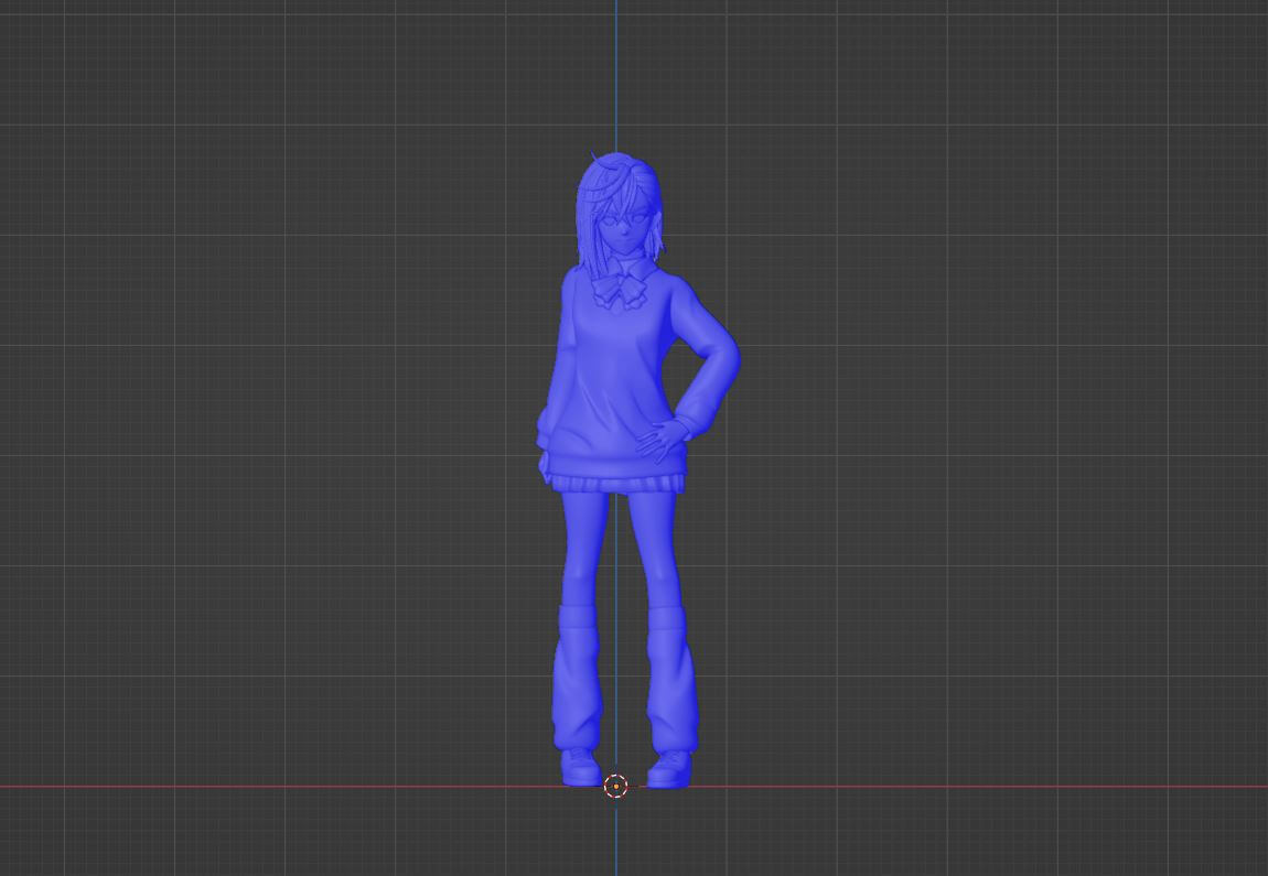 Momo Ayase - Dandadan 3D Model by Summerforce