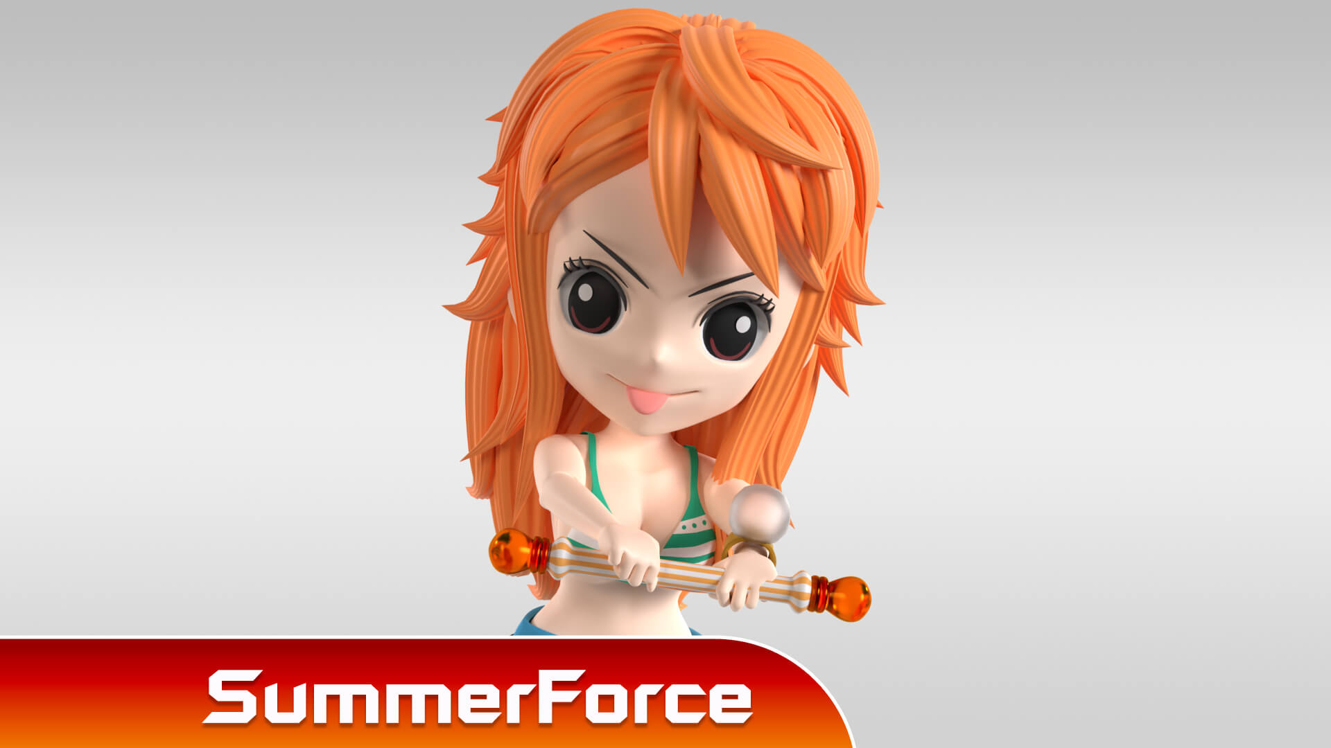 Nami SD - One Piece 3D Model by Summerforce