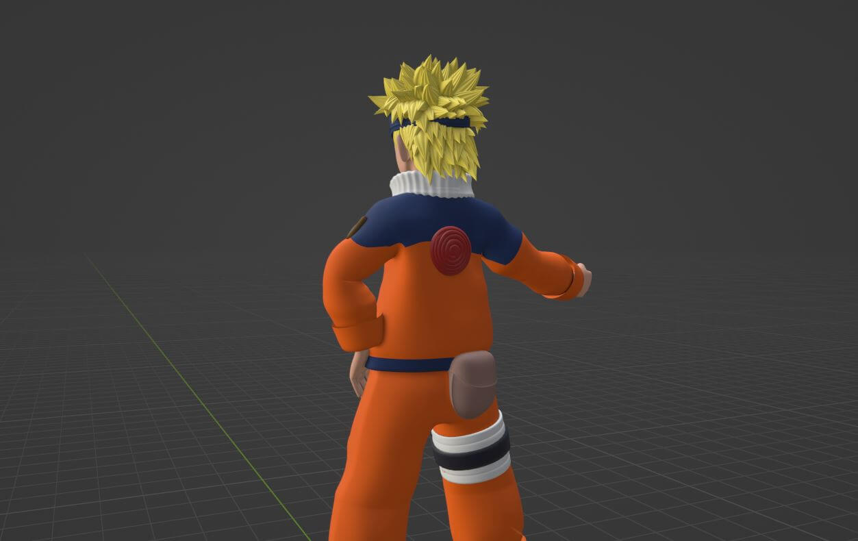 Naruto Uzumaki - Naruto Shippuden 3D Model by Summerforce