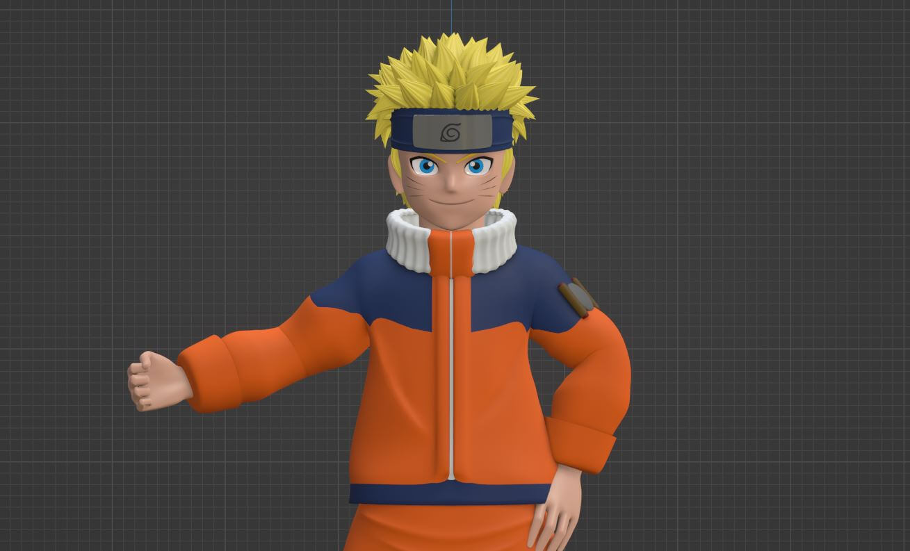 Naruto Uzumaki - Naruto Shippuden 3D Model by Summerforce