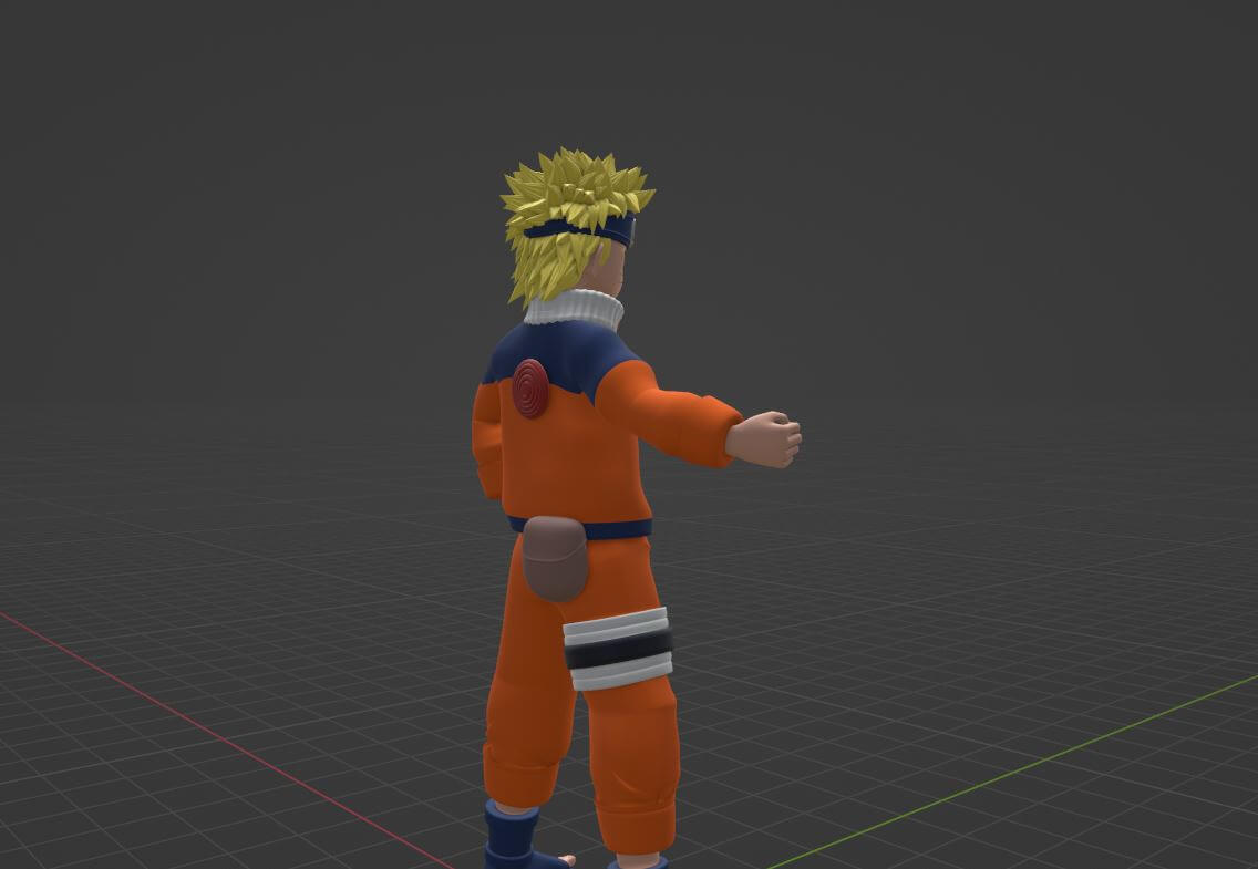 Naruto Uzumaki - Naruto Shippuden 3D Model by Summerforce