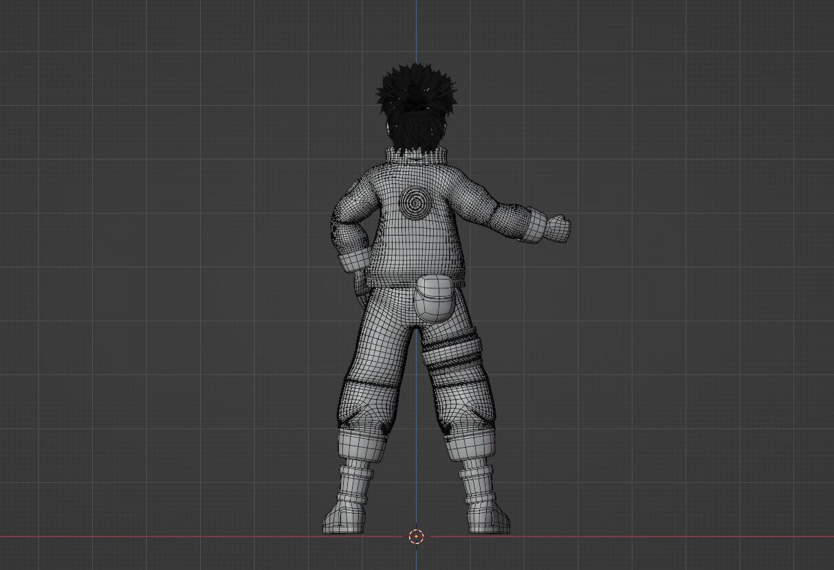 Naruto Uzumaki - Naruto Shippuden 3D Model by Summerforce