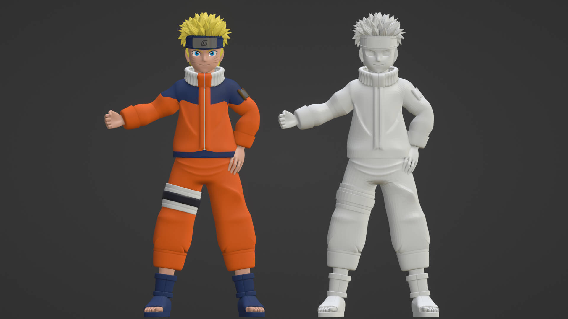 Naruto Uzumaki - Naruto Shippuden 3D Model by Summerforce