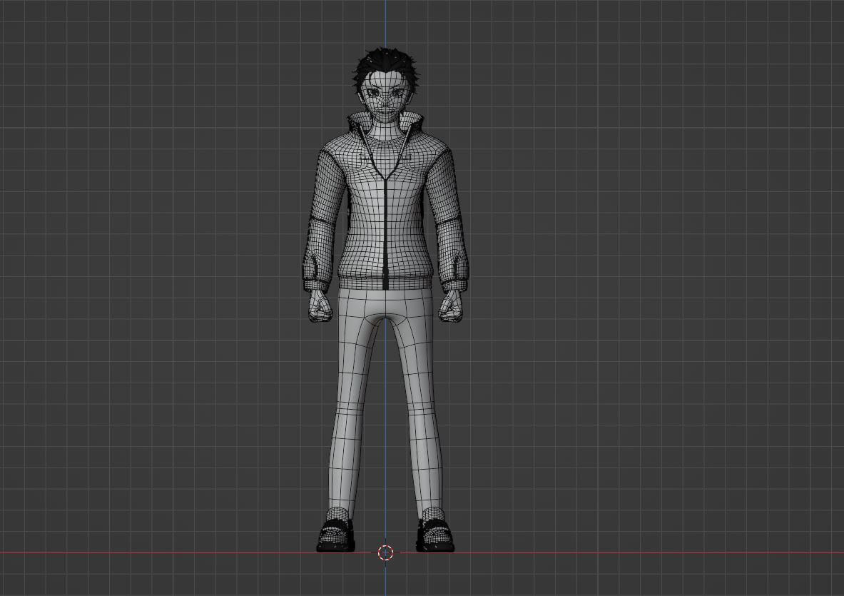 Natsuki Subaru - Rezero 3D Model by Summerforce