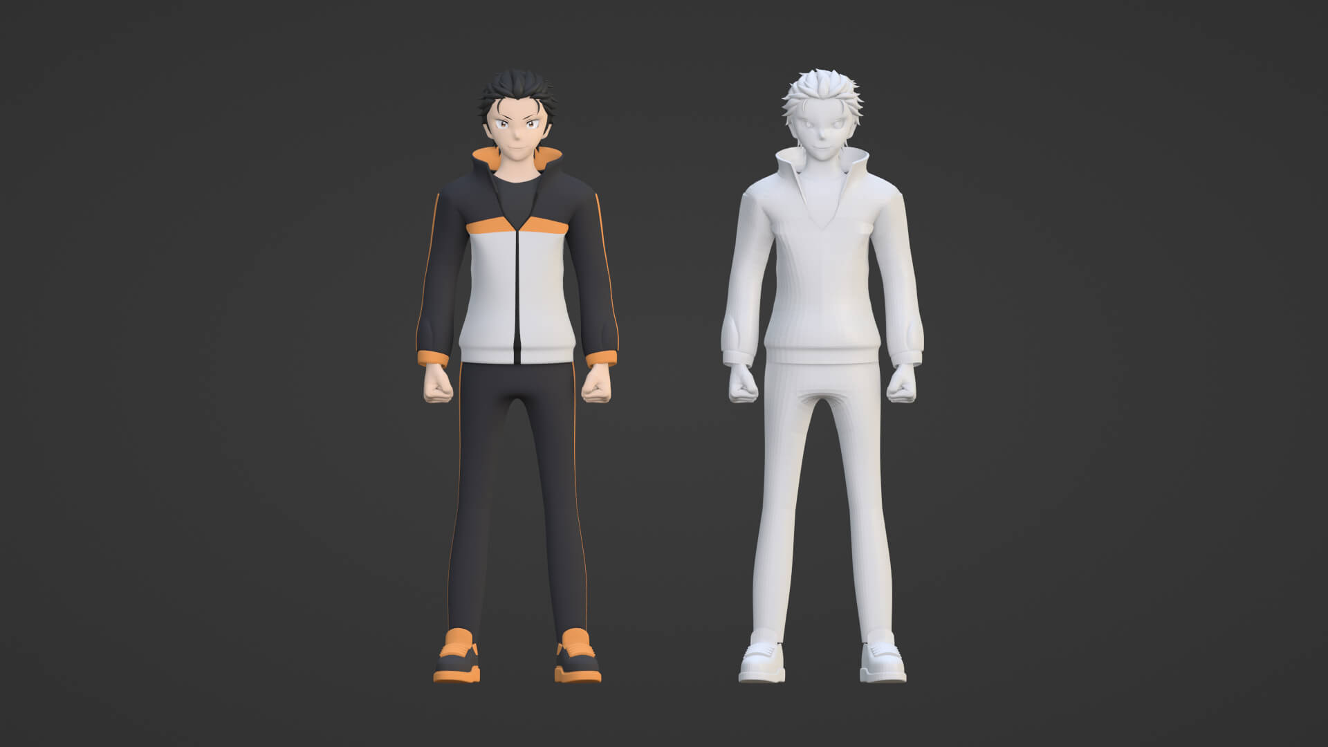 Natsuki Subaru - Rezero 3D Model by Summerforce