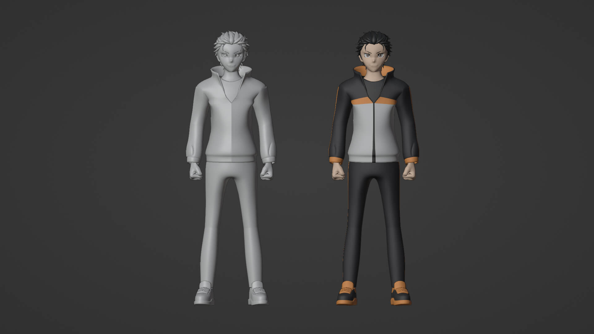 Natsuki Subaru - Rezero 3D Model by Summerforce