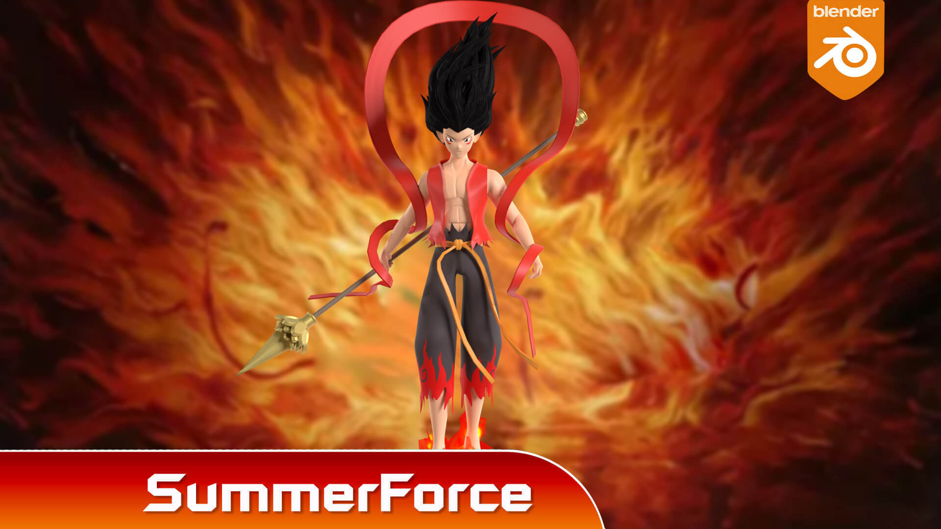 Nezha True Form - Nezha 3D Model by Summerforce