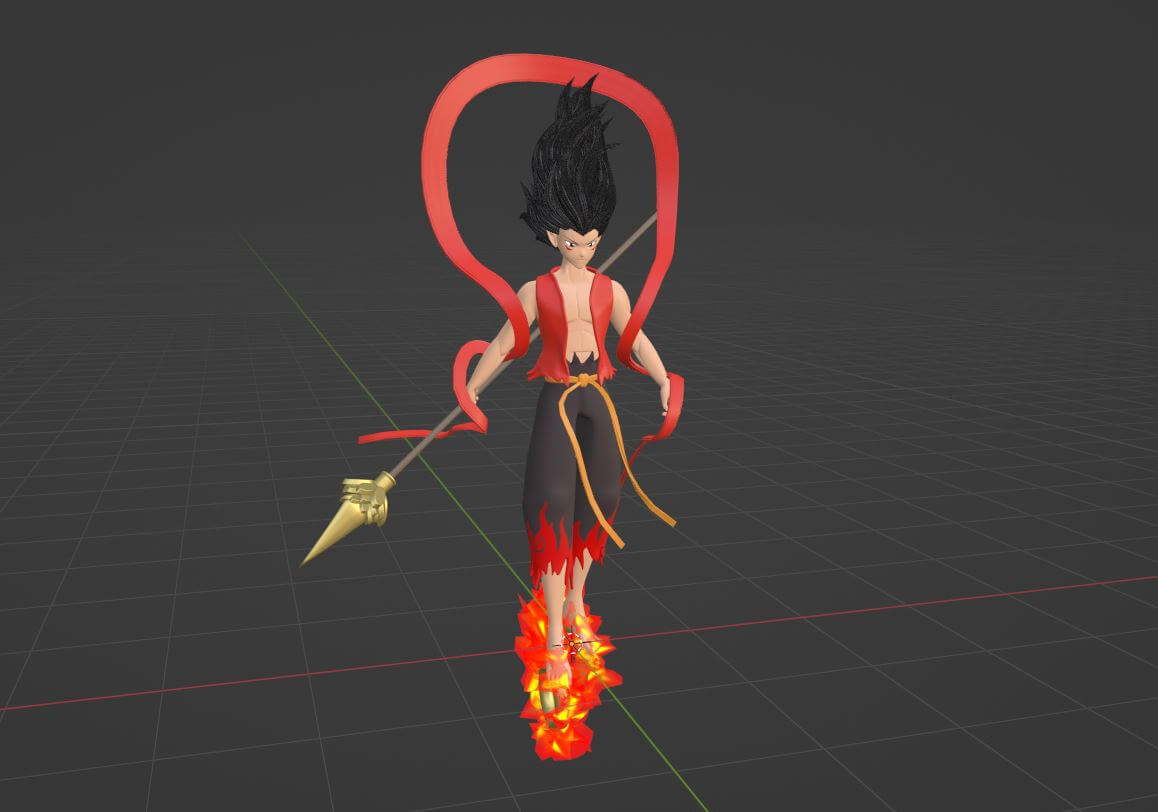 Nezha True Form - Nezha 3D Model by Summerforce