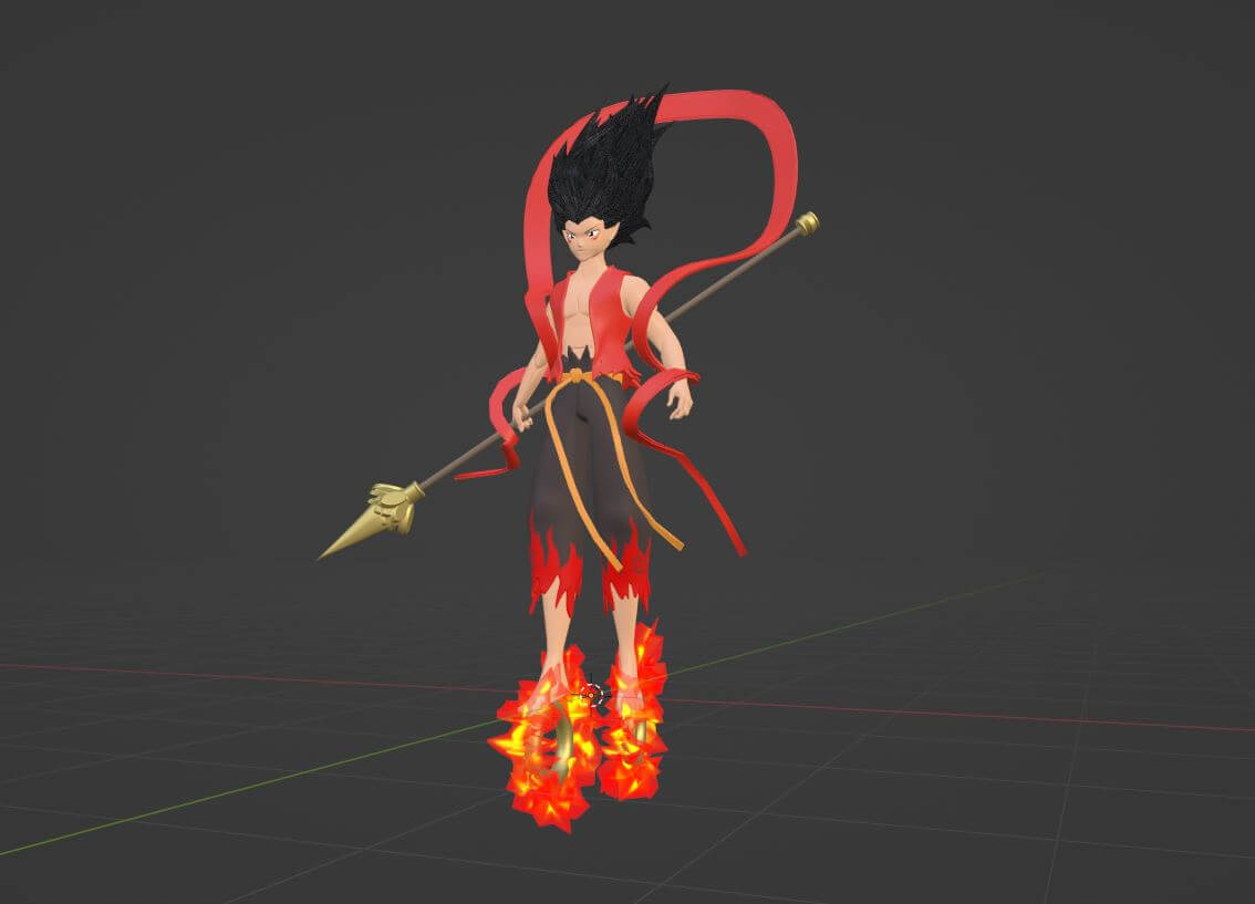 Nezha True Form - Nezha 3D Model by Summerforce