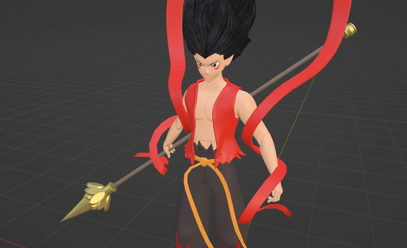 Nezha True Form - Nezha 3D Model by Summerforce