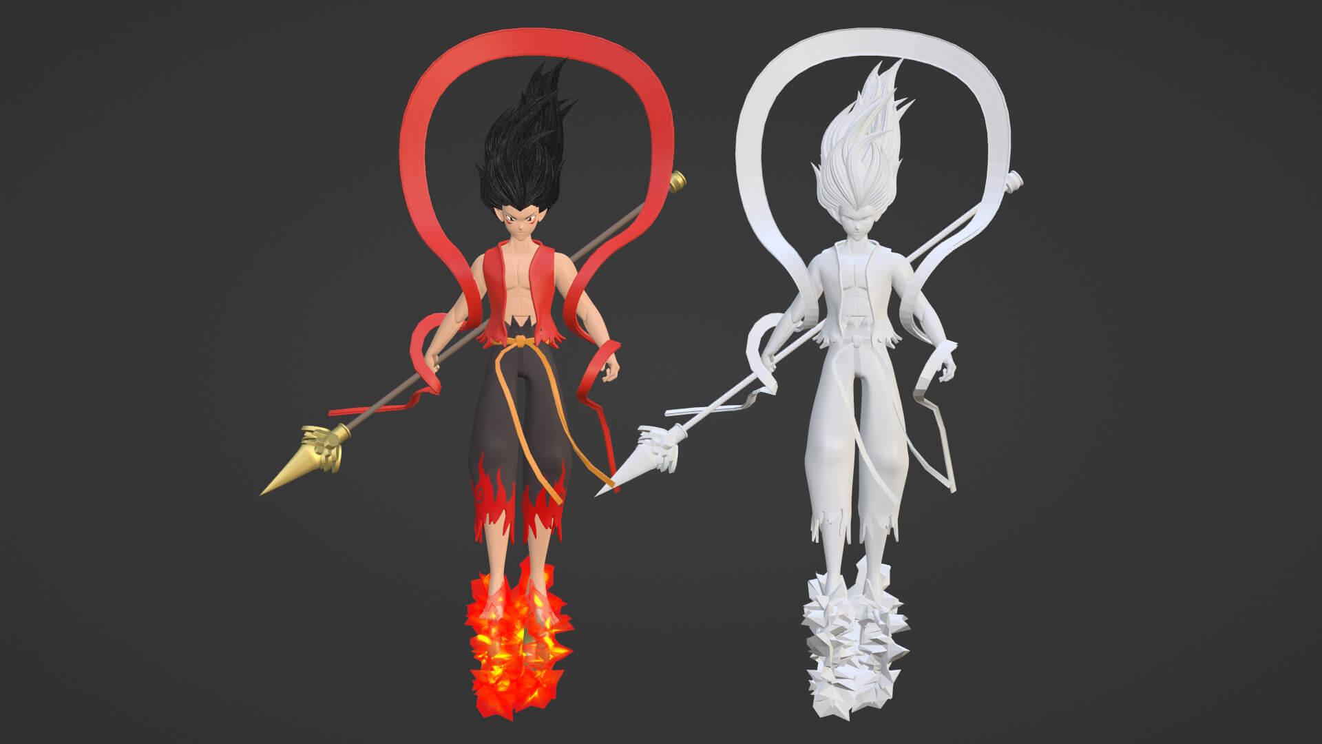 Nezha True Form - Nezha 3D Model by Summerforce