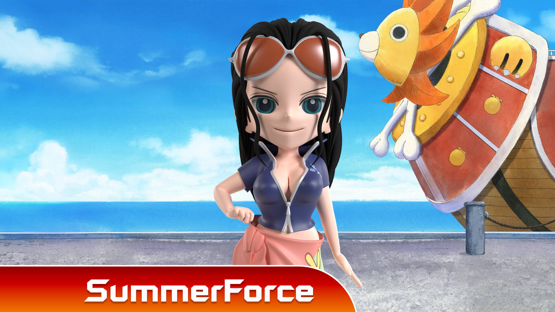 Nico Robin SD - One Piece 3D Model by Summerforce