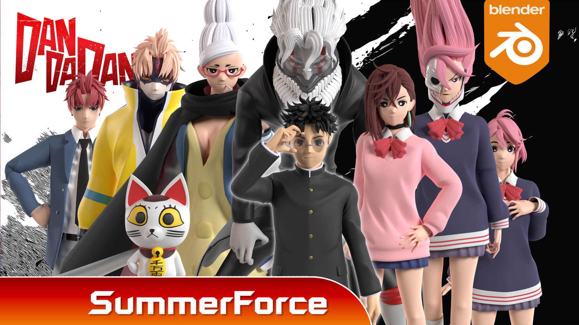 Okarun - Dandadan 3D Model by Summerforce